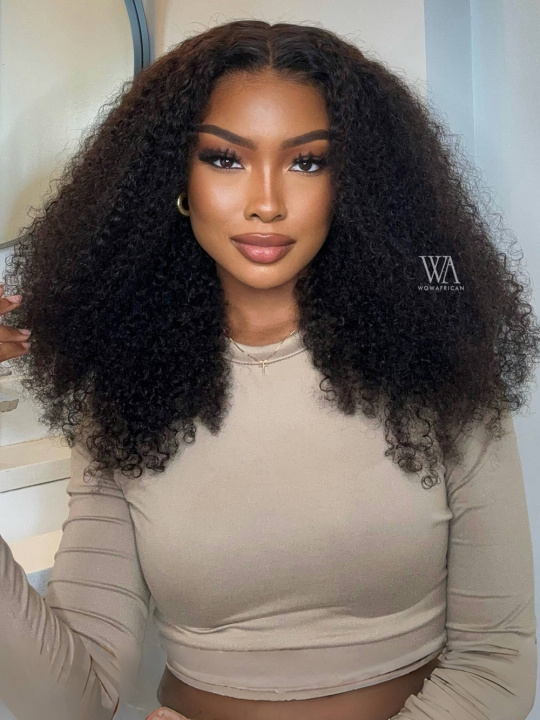 3A Hybrid Hairline Twisted Curly Pull & Go 360 Invisible Adjustable ...